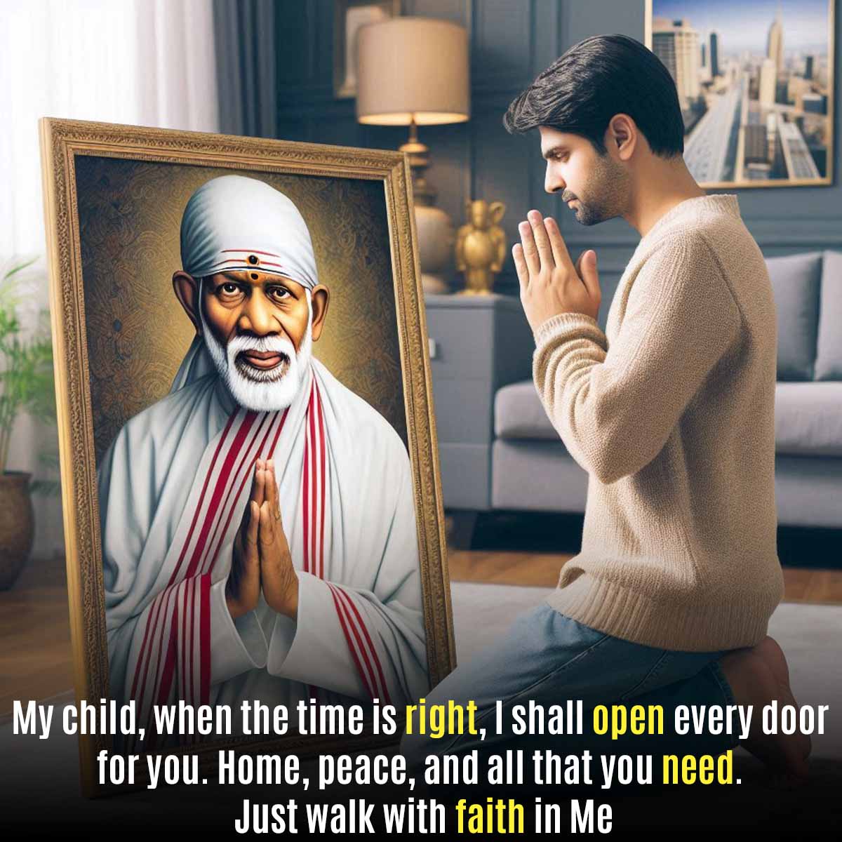 Shirdi Sai Baba’s Blessings on Home Purchase