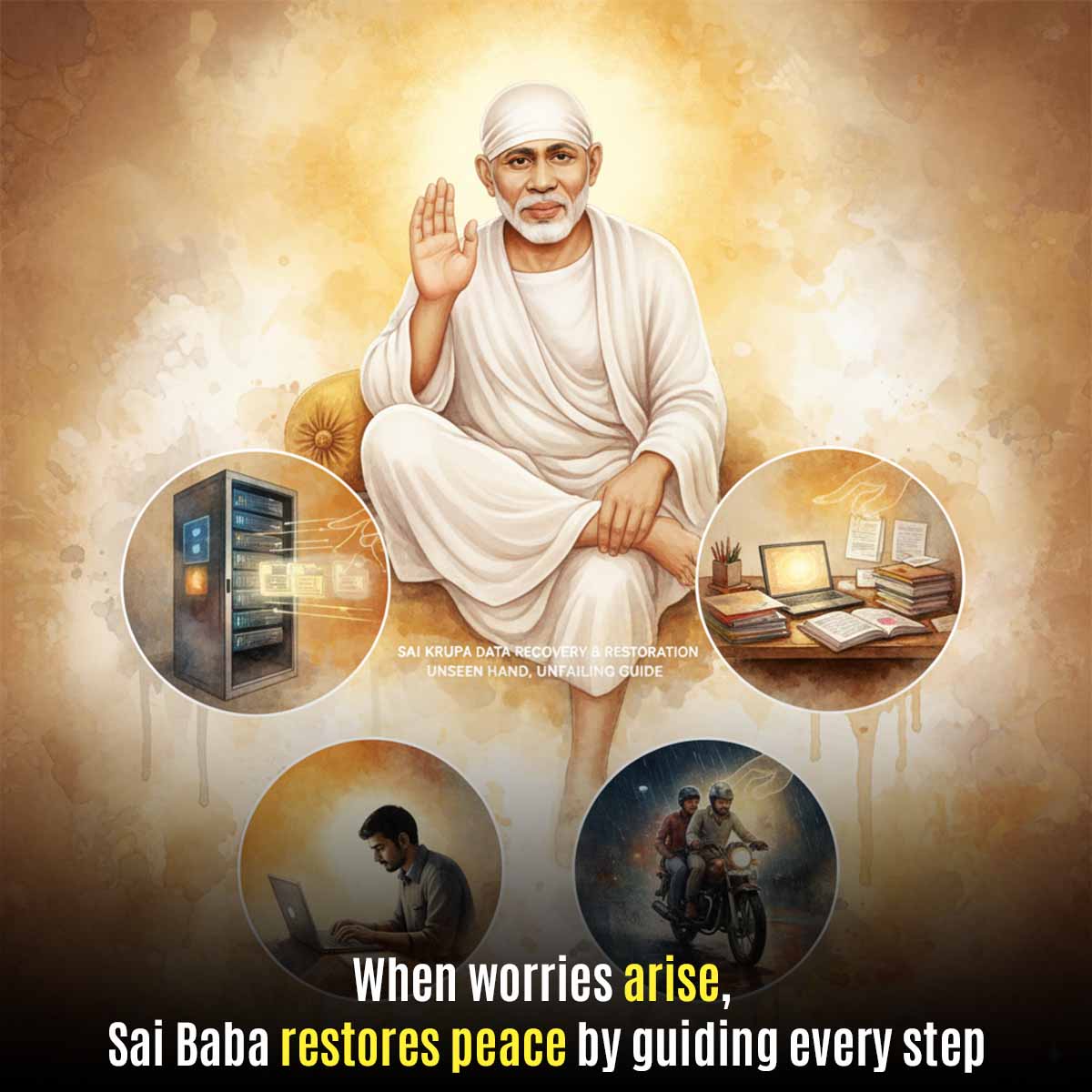 Sai Baba’s Help in Data Recovery and Restoration