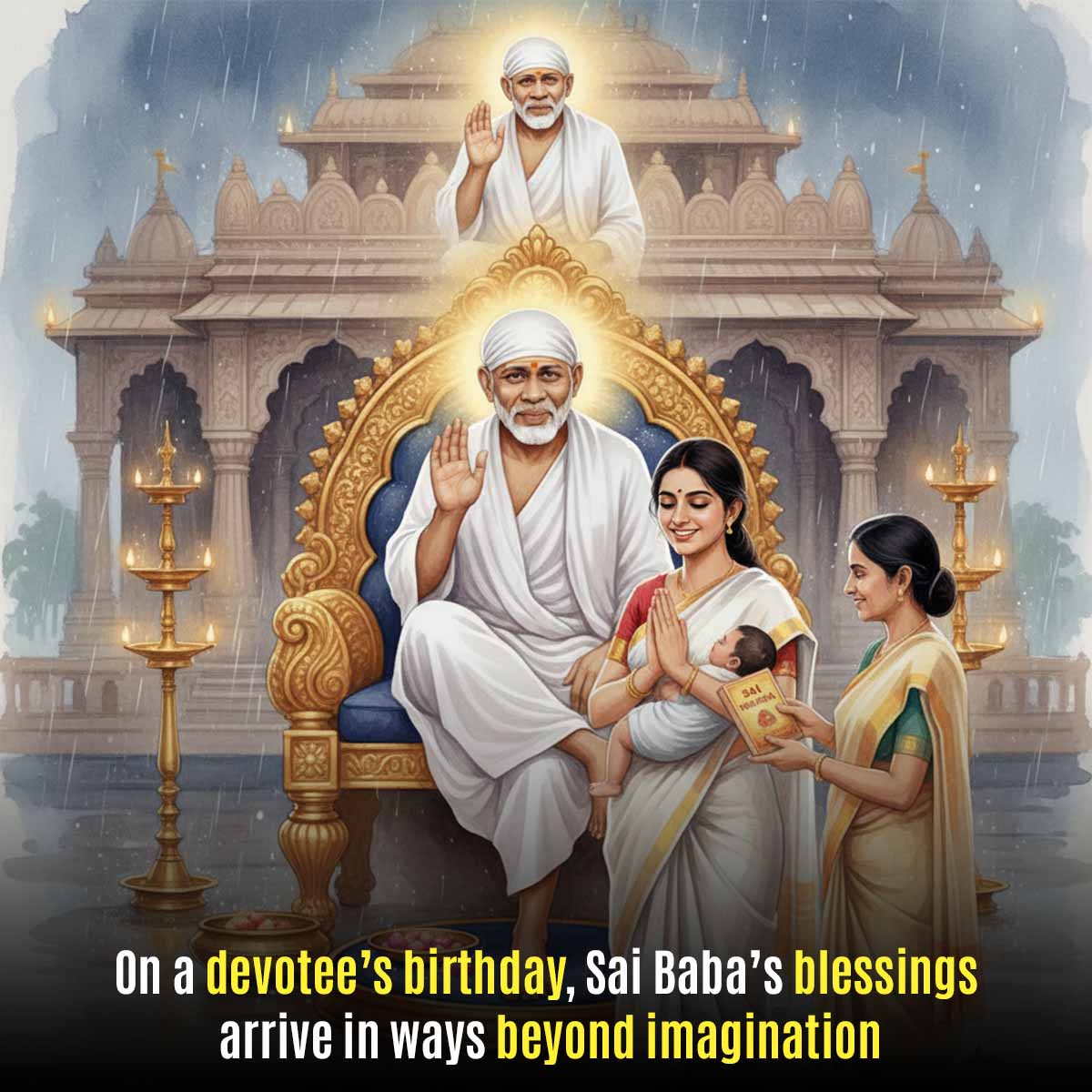 Shirdi Sai Baba’s Blessings on a Devotee’s Birthday