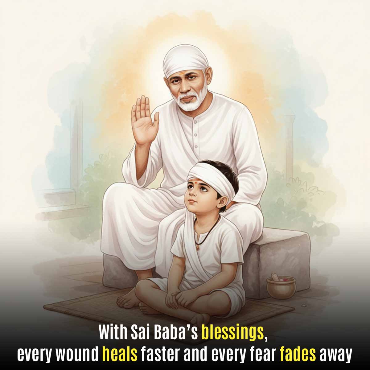 Kid's Wounds Healed through Sai Baba’s Blessings