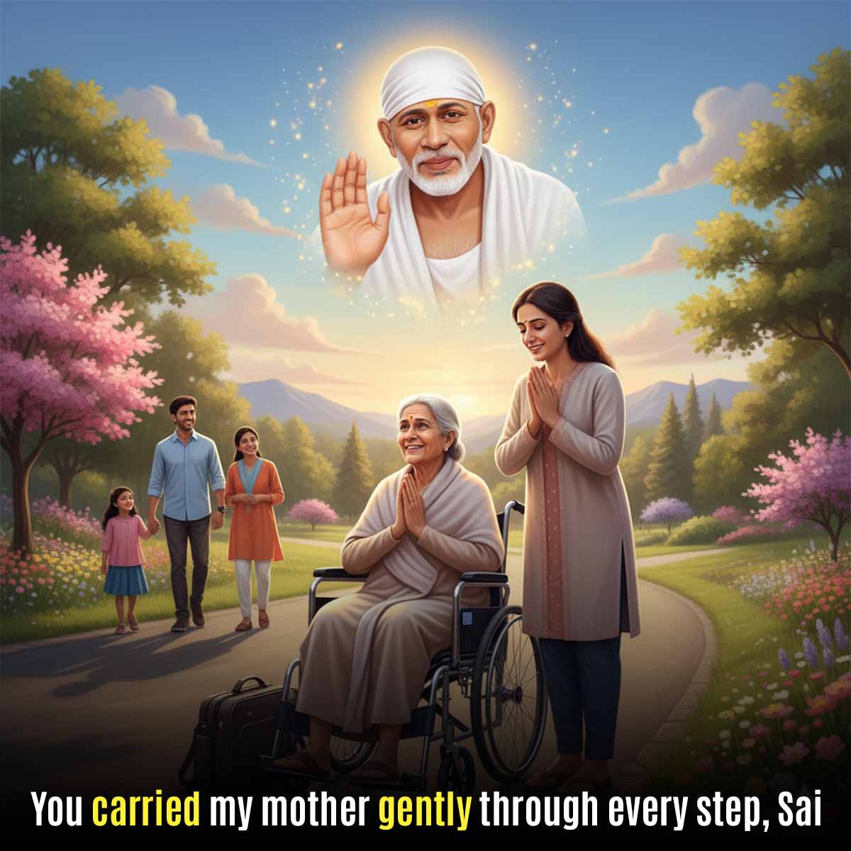 Sai Baba’s Care for Elderly Mother on Trip