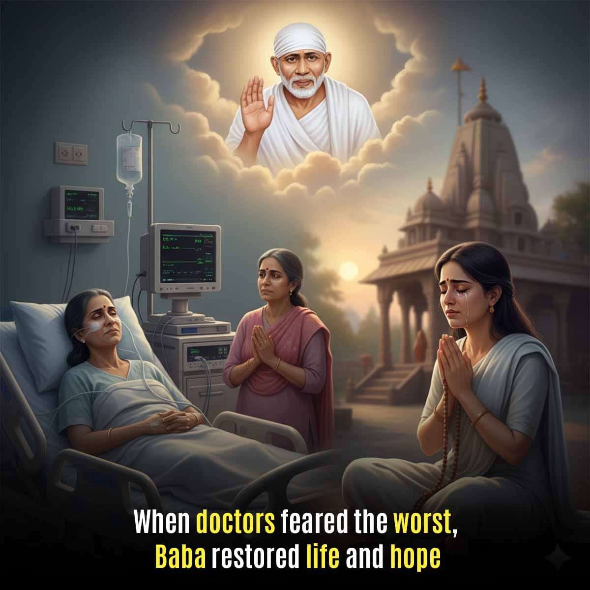 Sai Baba’s Grace In Stabilizing Mother's Heart Rate | Shirdi Sai Baba ...